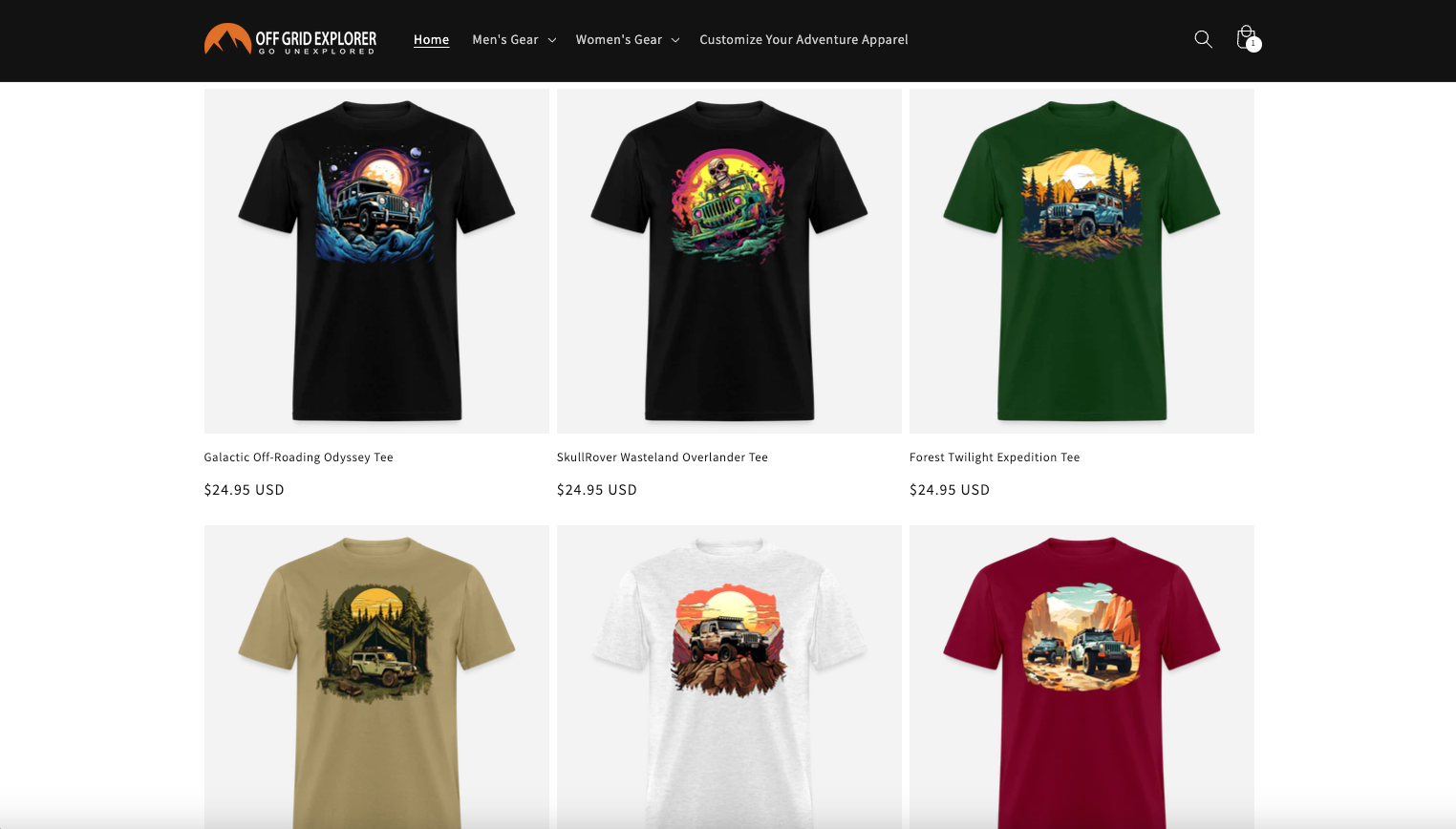 Custom Design T-Shirts, Sweatshirts, & Mugs Using Our Unique Adventure ...